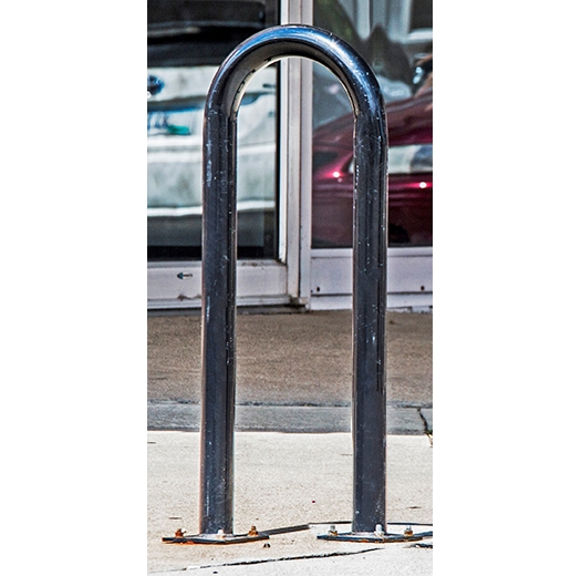 Bike Rack 3 Space 1 Loop Bike Rack 15 Powder Coated - Picnic Furniture