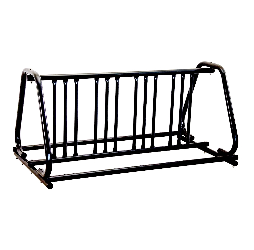 8 Space "A" Style Steel Bike Rack, Portable - Picnic Furniture