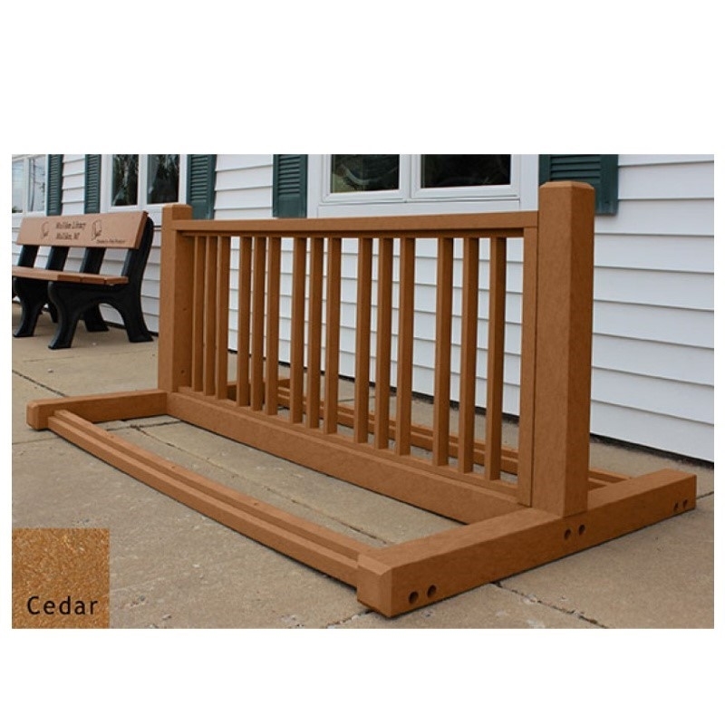 Recycled Plastic Bike Rack, 6 or 10 Slot - Picnic Furniture