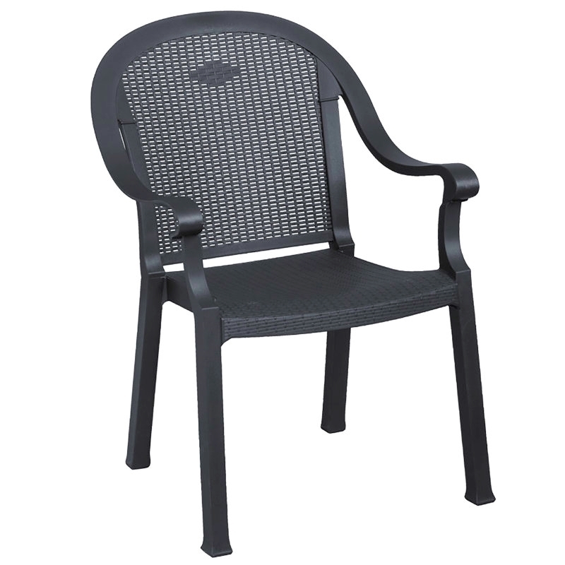 Sumatra Classic Plastic Resin Stacking Arm chair - Picnic Furniture