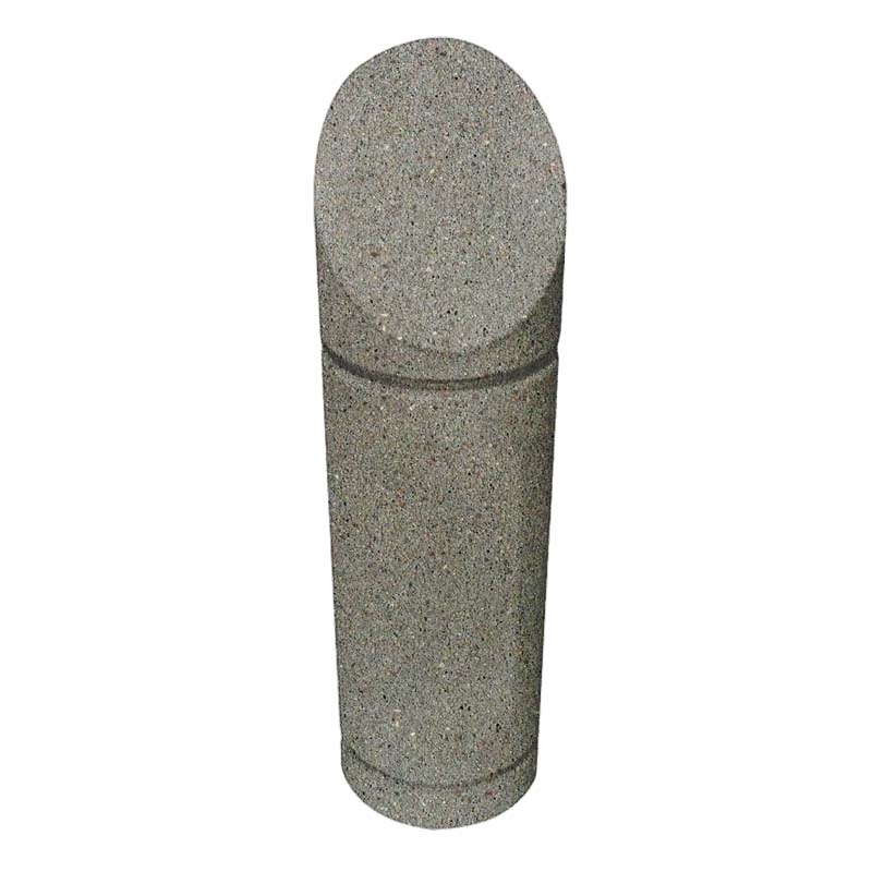 12″ Round Concrete Bollard with Beveled Top – Picnic Furniture | Picnic ...