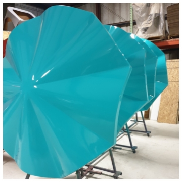 Commercial Fiberglass Hard Top Canopy Umbrellas for Restaurants ...