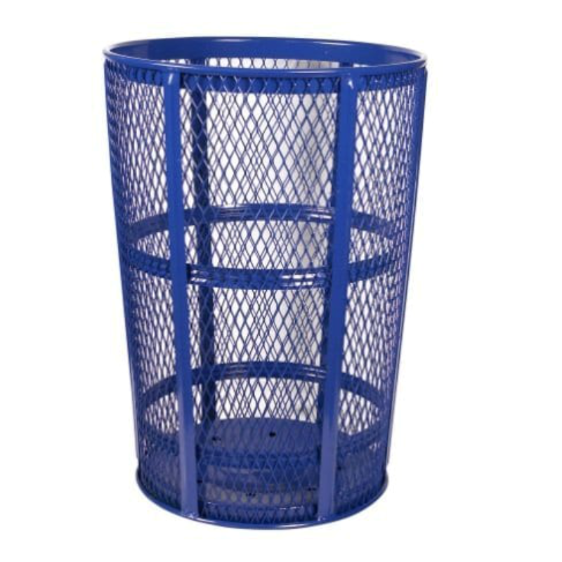 52 Gallon Galvanized Steel Trash Can - Picnic Furniture