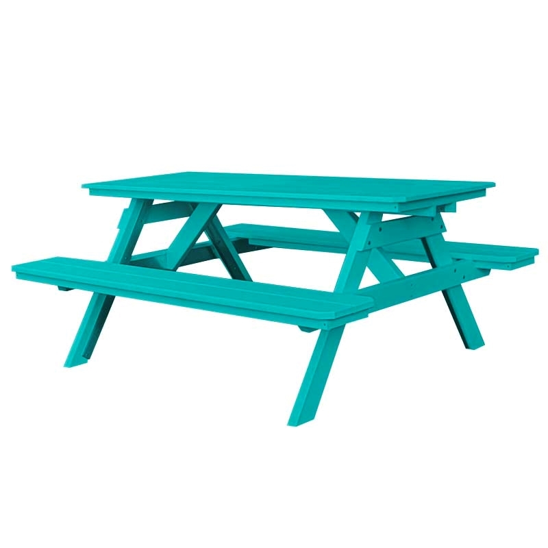 Poly Recycled Plastic Traditional Picnic Table - Picnic Furniture