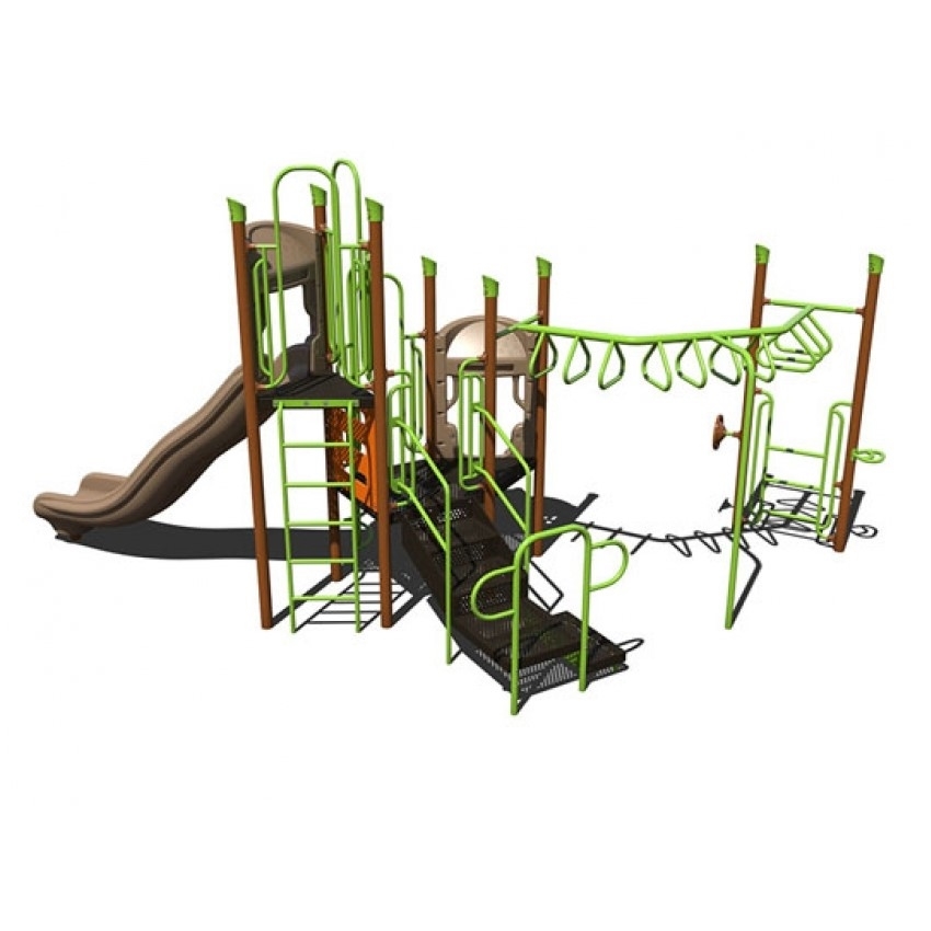 Junior Mountaineer Steel Play Structure - Picnic Furniture