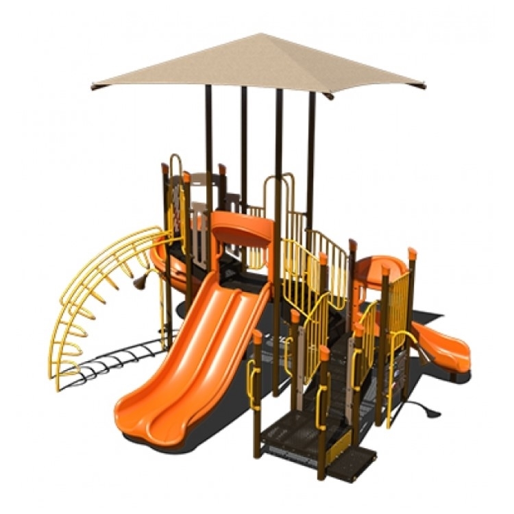 Spin Top Steel Play Structure - Picnic Furniture
