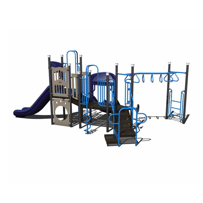 Landslide Steel Play Structure - Picnic Furniture Landslide Steel Play Structure - Picnic Furniture