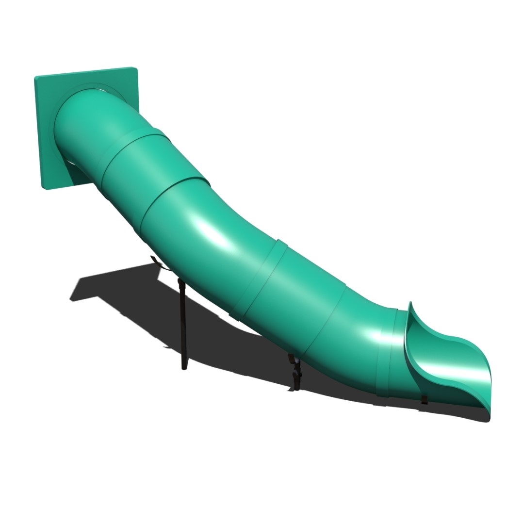 Curved Tube Slide Component - Picnic Furniture