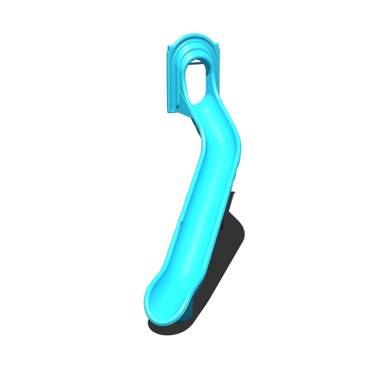 Starglide Curved Open Slide With Hood - Picnic Furniture