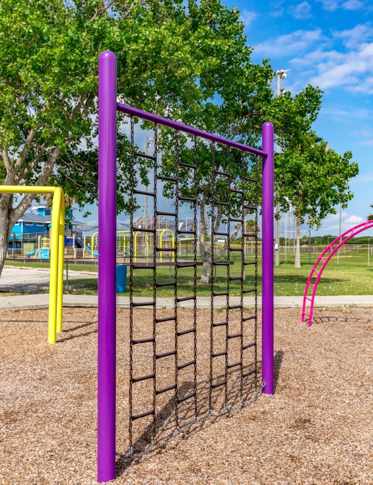 Chain Climbing Wall for Playgrounds with Powder Coated Steel Frame ...