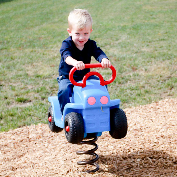 Tommy Truck Fun Bounce Playground Spring Rider - Ages 2 to 5 Years ...