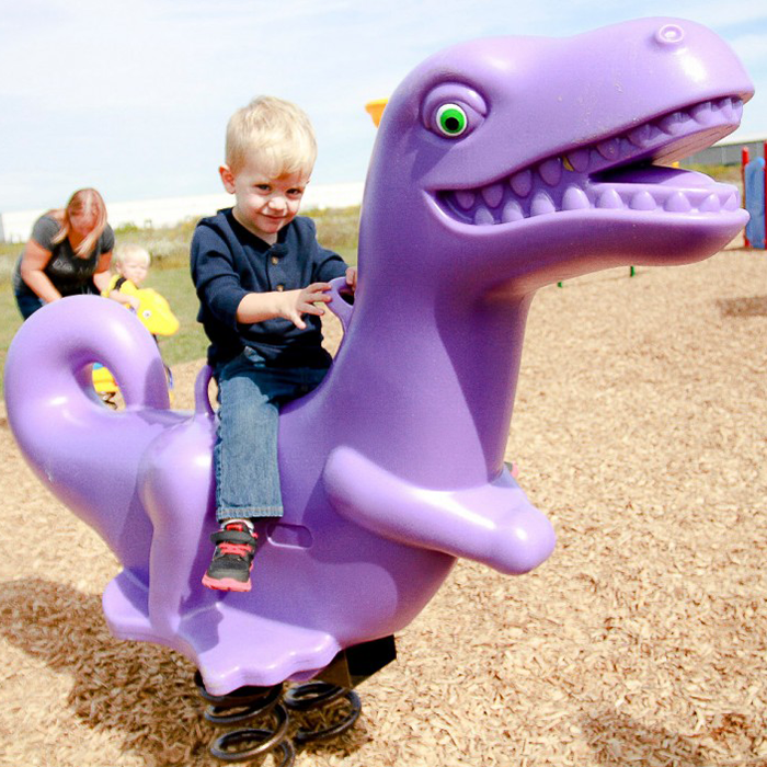 Charlie Chomper Fun Bounce Playground Spring Rider - Ages 2 to 5 Years ...