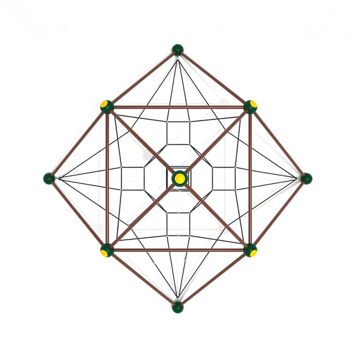 Cosmic Crest Rope Playground Climbers - Ages 5 To 12 Years - Picnic ...