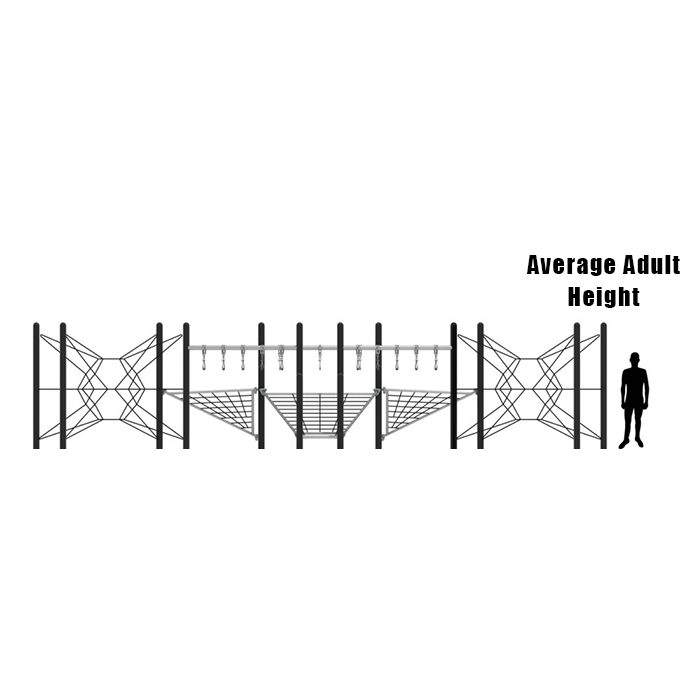 Project Longshot Playground Climbing Net - Ages 5 To 12 Years - Picnic ...