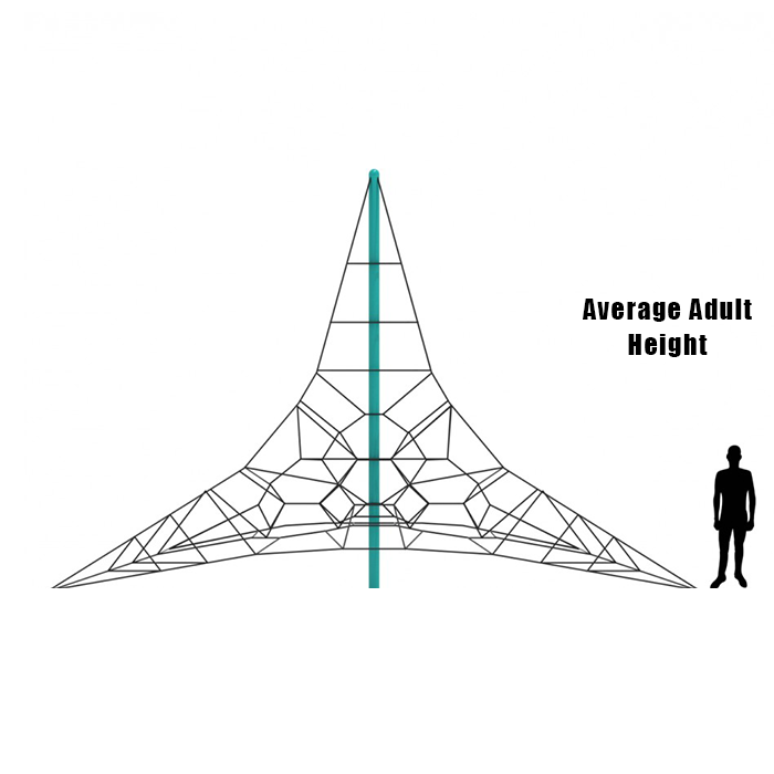 Interstellar Incline Rope Playground Climbers - Ages 5 to 12 Years ...