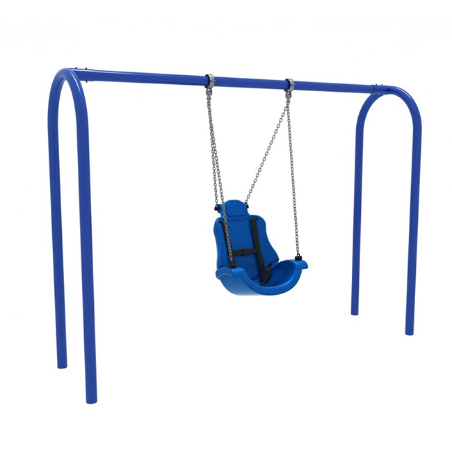 8 ft Elite Arched Adaptive Swing Set – Picnic Furniture