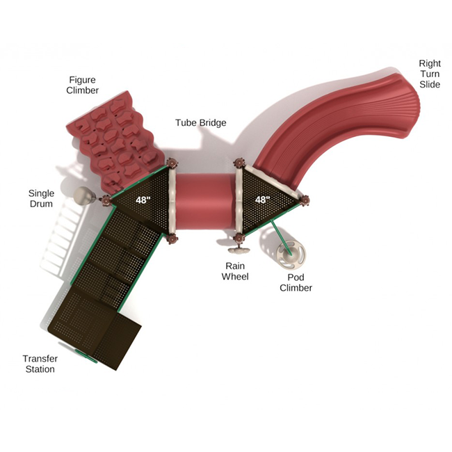 Redmond Commercial Park Playground Equipment - Ages 2 to 12 yr - Picnic ...