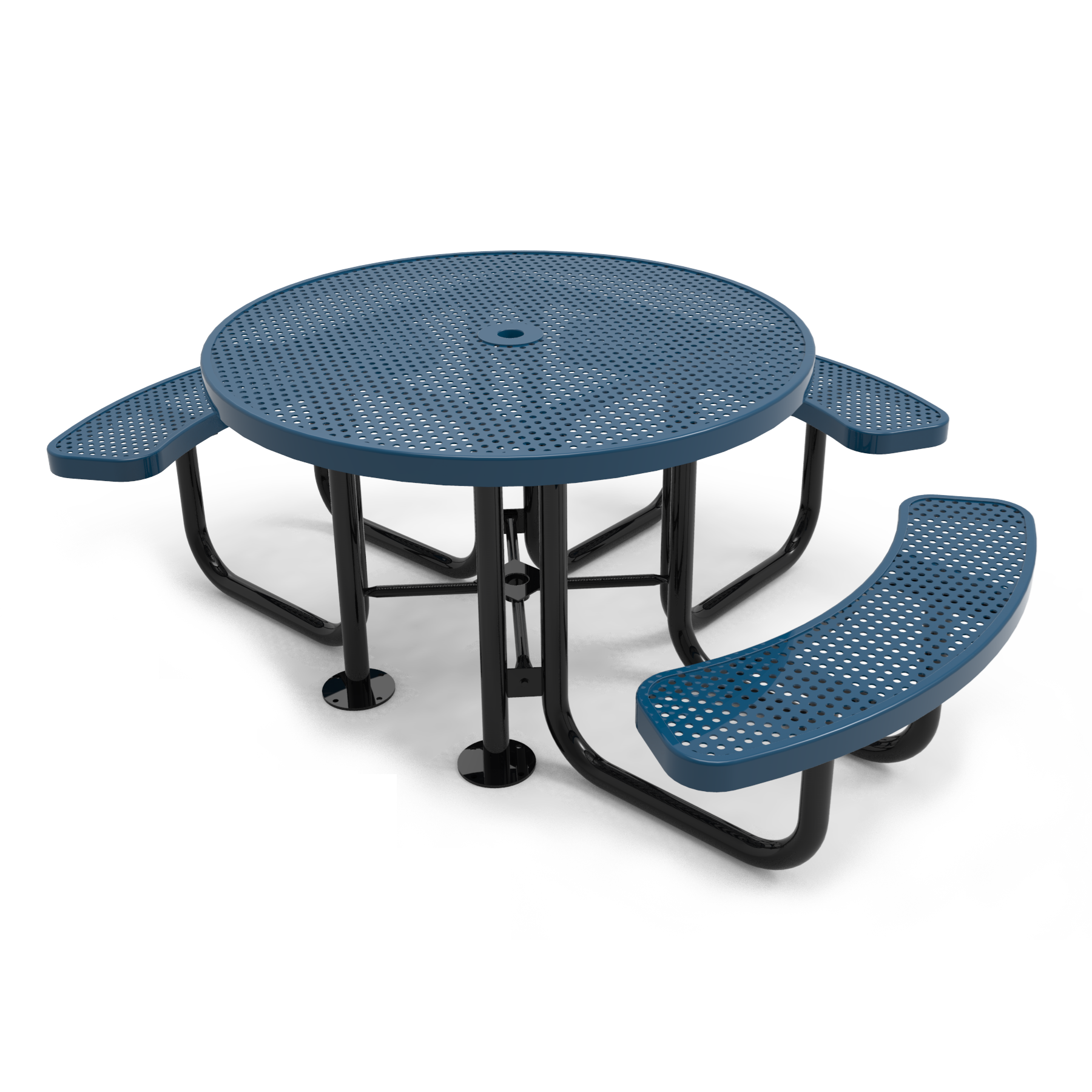 ELITE 46" Round Thermoplastic Picnic Table – Picnic Furniture