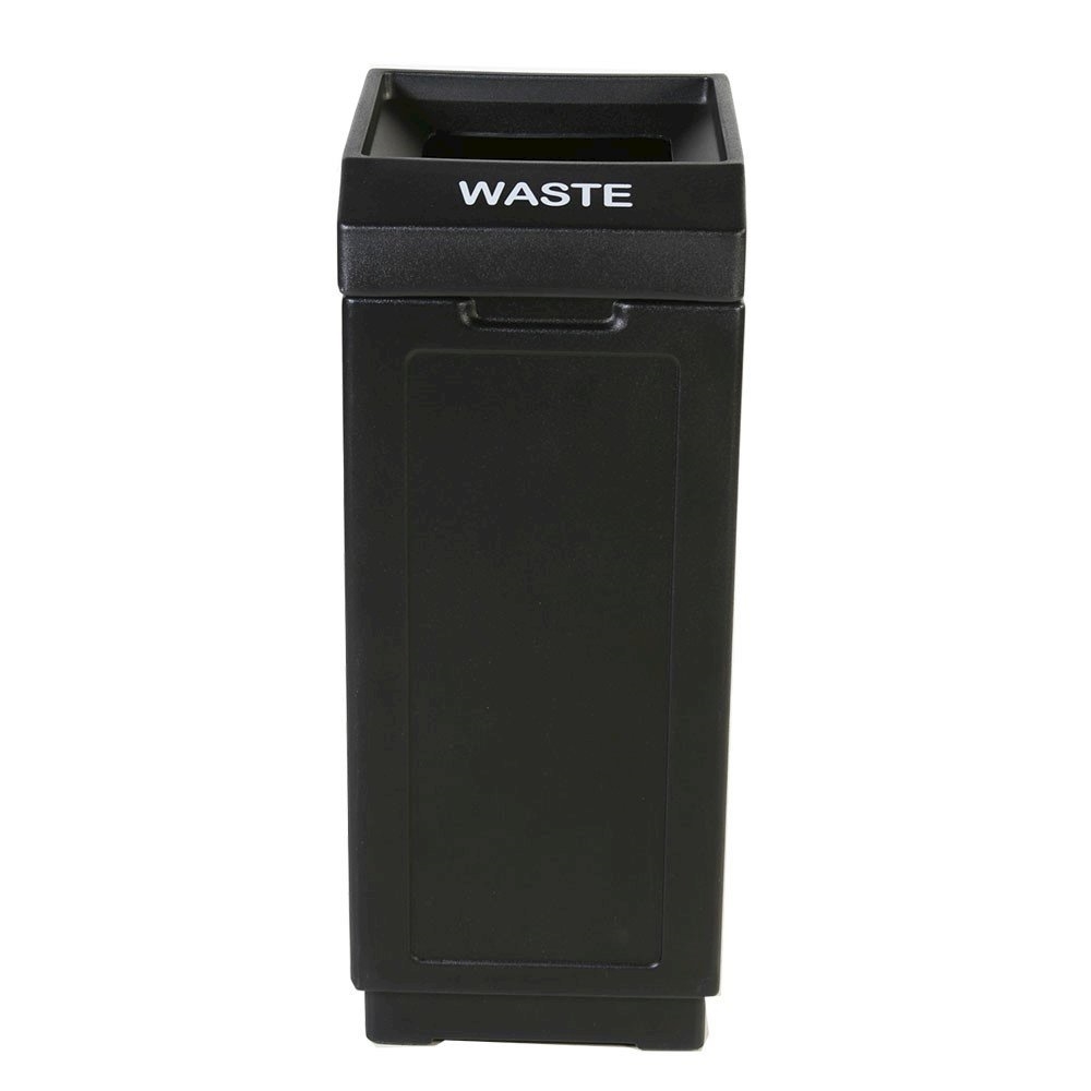 39-Gallon Trash Receptacle With Open - Picnic Furniture