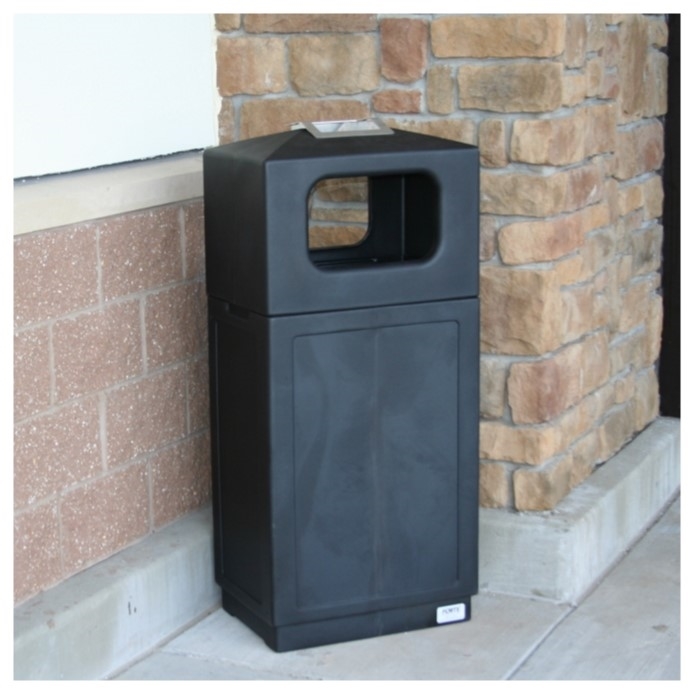 39 Gallon Ash Top Trash Receptacle – Picnic Furniture