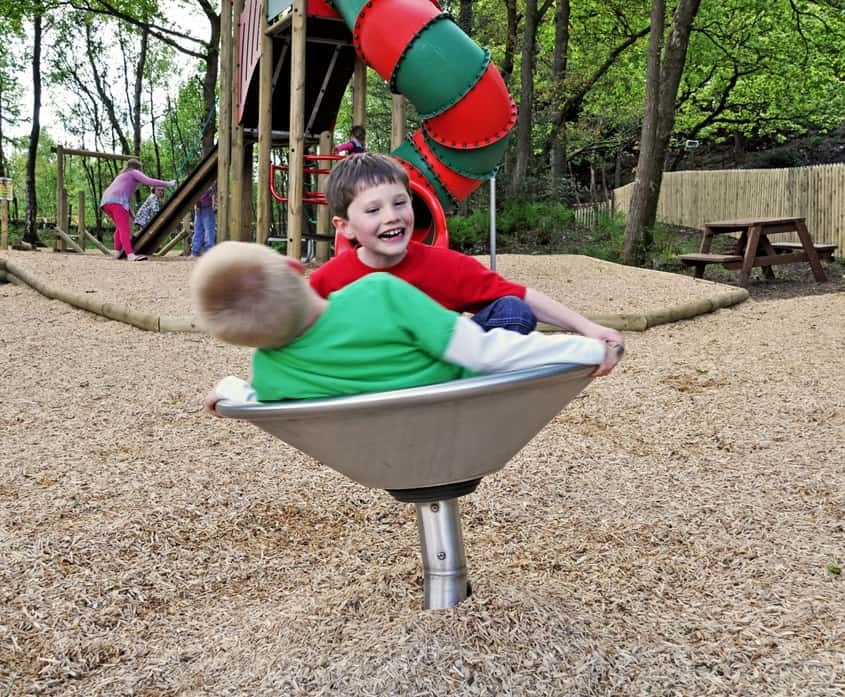 Gravity Bowl Playground Spinning Seat - Ages 2 to 12 Years - Picnic ...