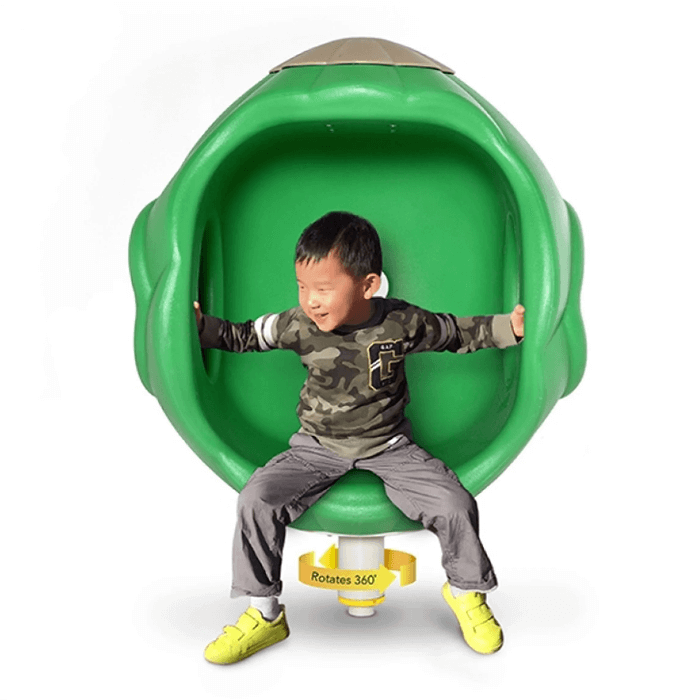 Cozy Pod Spinner Spinning Playground Equipment - Ages 2 to 12 Years ...