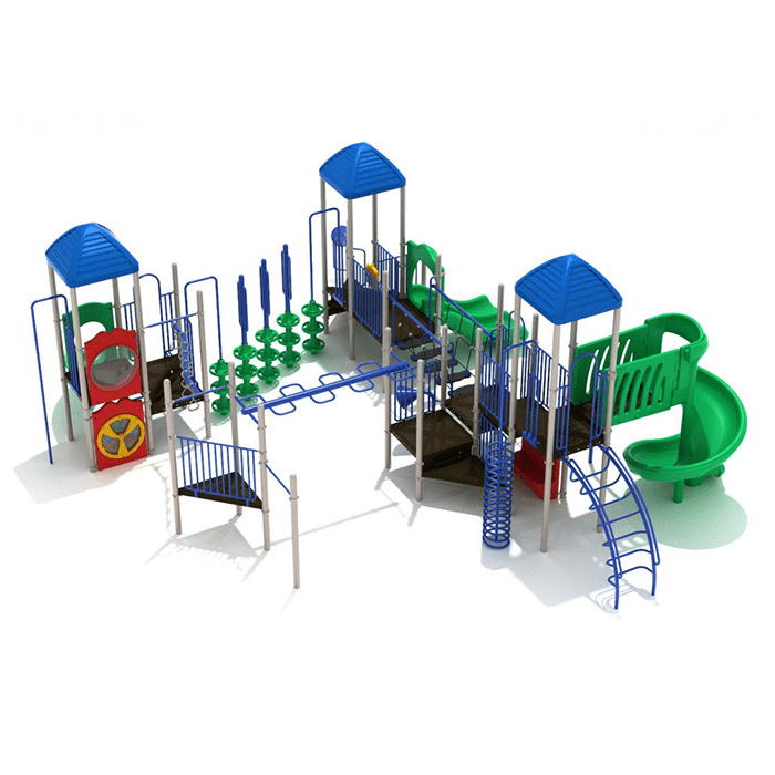Cottonwood Large Commercial Playground Equipment - Ages 5 to 12 yr ...