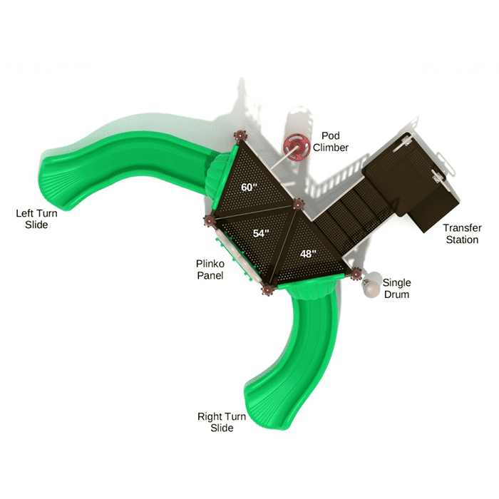 Timbers Edge Playground Equipment for Preschools - Ages 2 to 12 yr ...