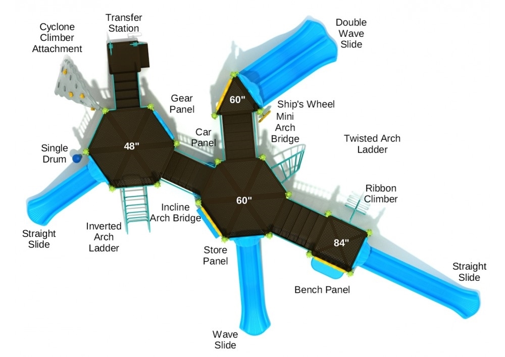 Parkview Heights Children’s Play Structures – Picnic Furniture