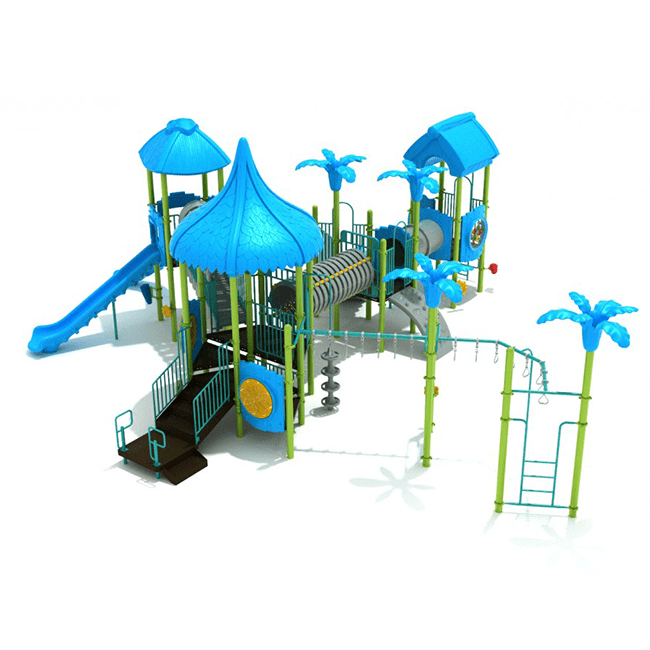 Fancy Frog Large Commercial Playground Equipment - Ages 5 to 12 yr ...