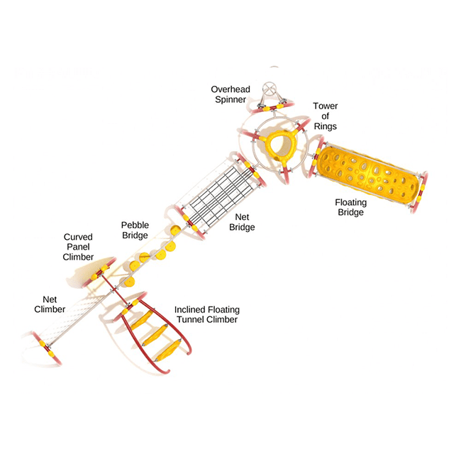 Lava Tree Climber Playground - Ages 5 to 12 yr - Picnic Furniture