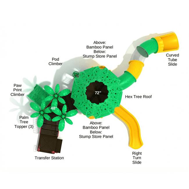 Lumbering Lemur Park Playground – Picnic Furniture