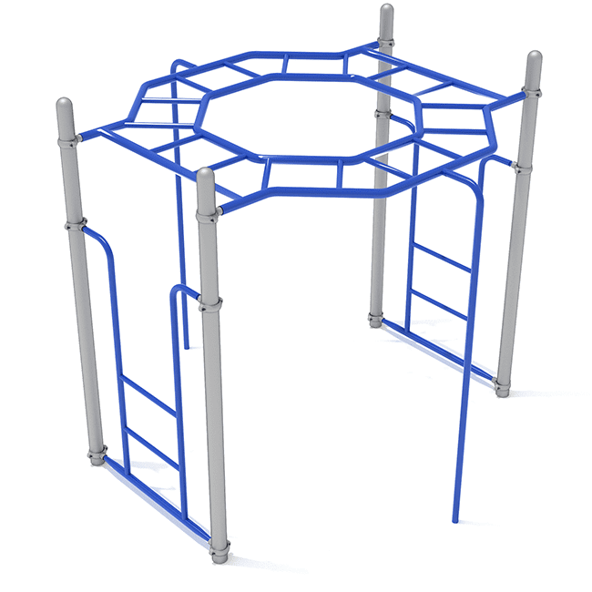 Octagon Rung Horizontal Monkey Bar Ladder - Ages 5 to 12 yr - Picnic ...