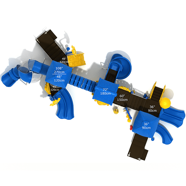 Wicked Wombats Commercial Grade Playground Equipment - Ages 5 to 12 yr ...