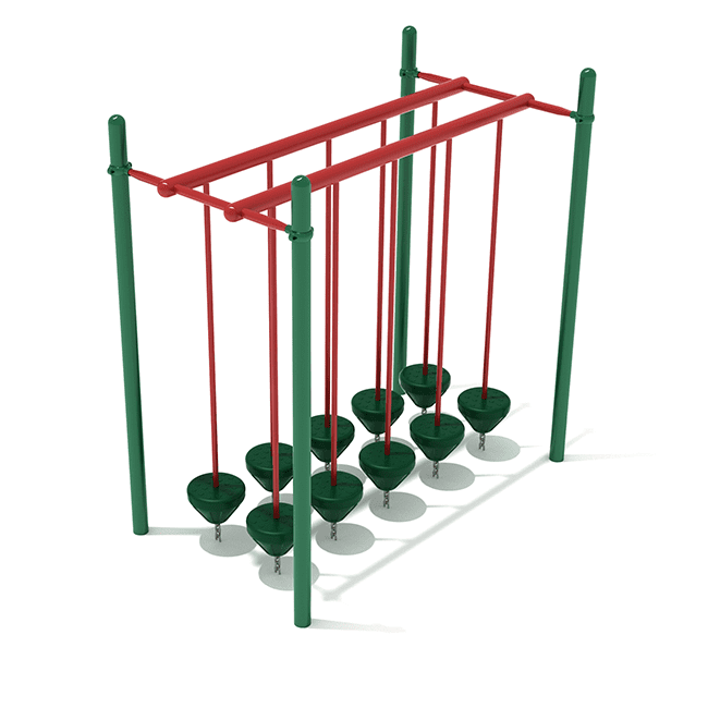 Double Row Pebble Bridge Playground Stepping Stones - Ages 5 to 12 yr ...