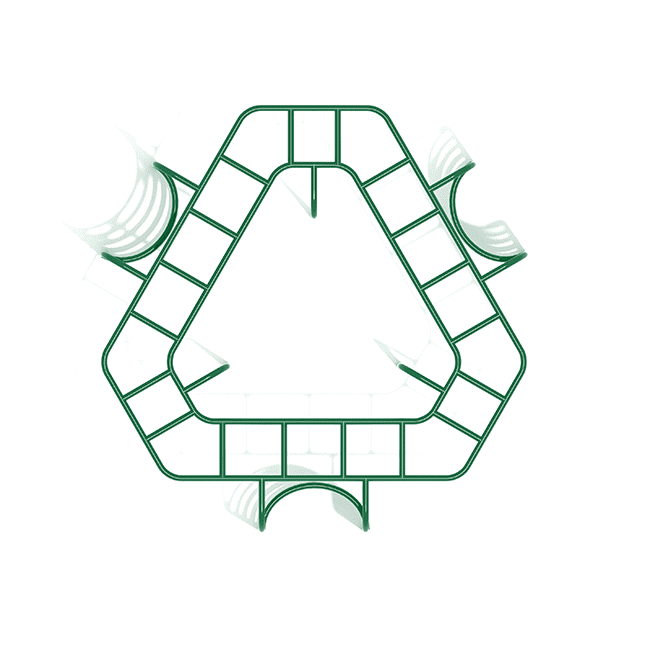 Triangle Overhead Ladder Climber Free Standing Monkey Bars - Ages 5 to ...