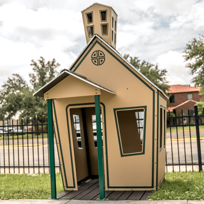 R-Town School House Commercial Playhouse made from Polyethylene - Ages ...