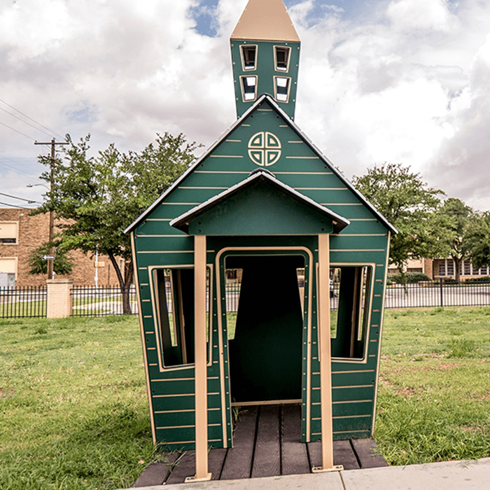 R-Town Church Outdoor Playhouse made from Polyethylene - Ages 2 to 5 yr ...