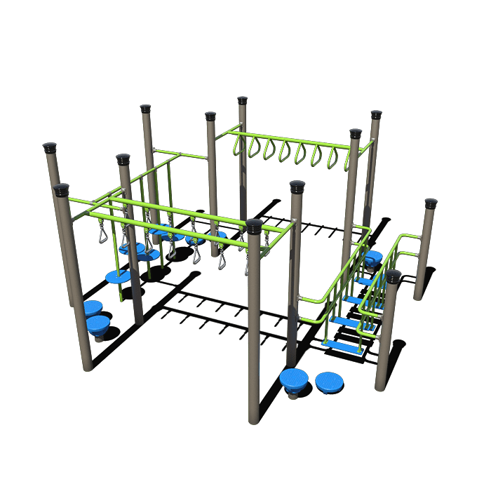 Super Square Playground Climbing Structure - Ages 5 to 12 yr - Picnic ...