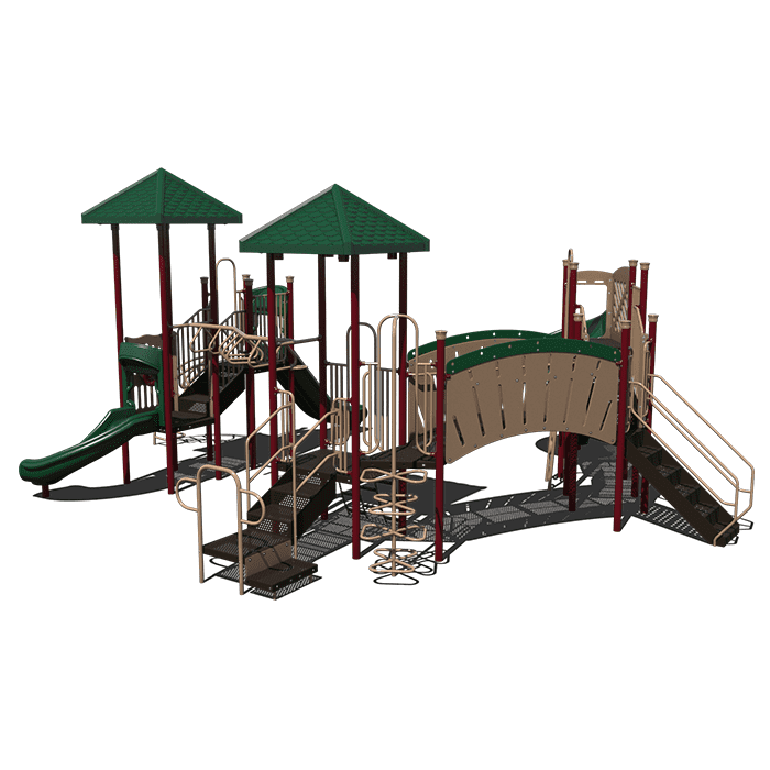 Curious Cat Castle Commercial Grade Playground Equipment - Ages 5 to 12 ...