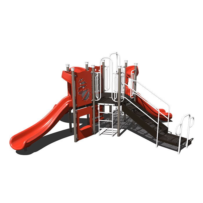 Tri Slide Commercial Preschool Play Structure – Picnic Furniture