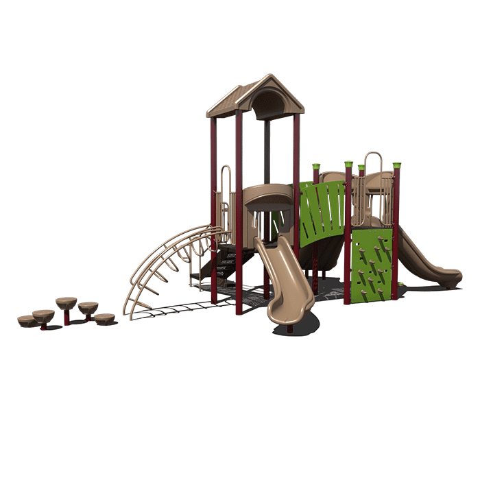 Adventure Acres Commercial Playground Equipment - Ages 5 to 12 yr ...
