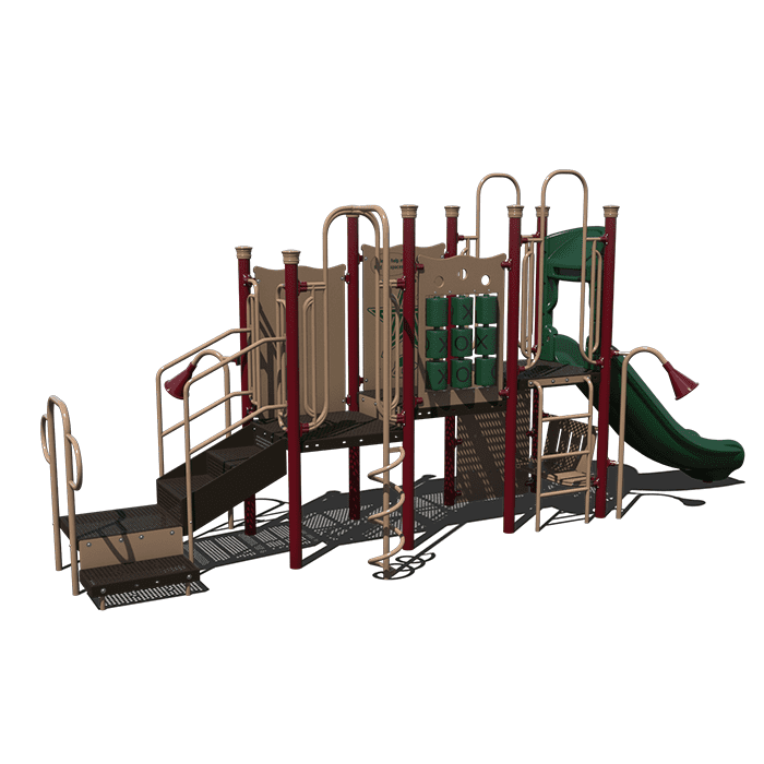 Climb City Park Playground Equipment - Ages 2 to 5 yr- Picnic Furniture