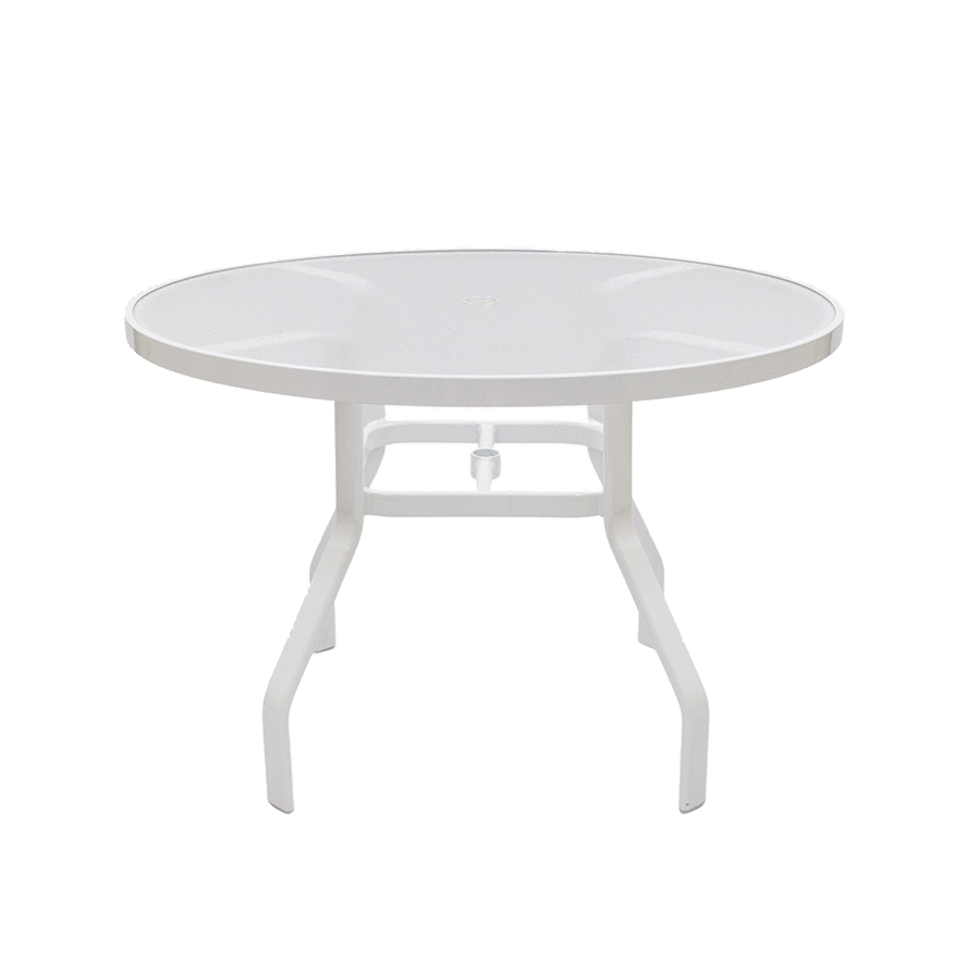 Waterfront Acrylic Round Patio Dining Table - Picnic Furniture