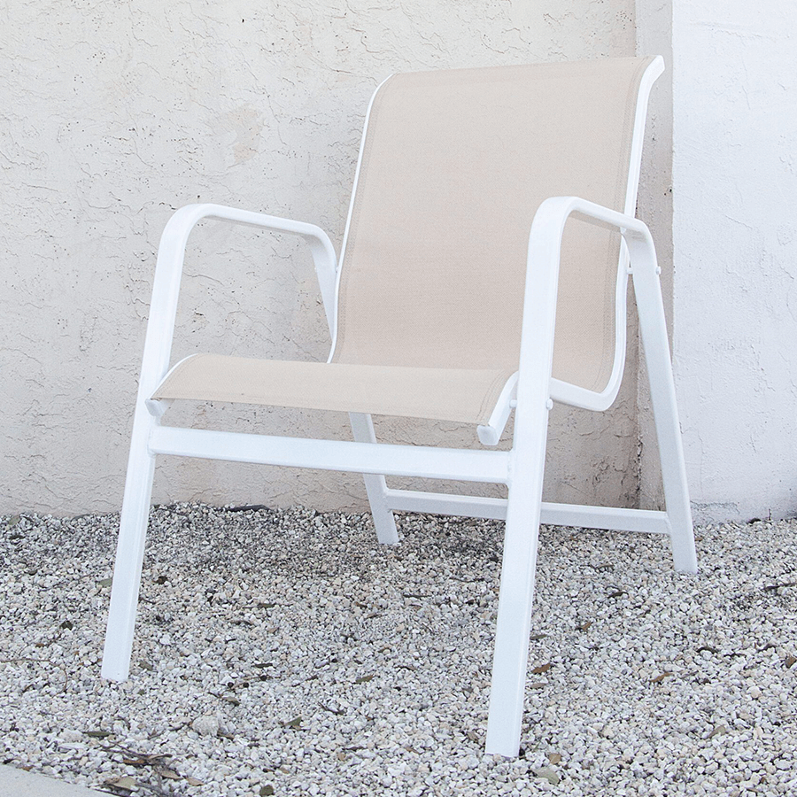 Resort Sling Patio Dining Chair – Picnic Furniture | Picnic Furniture ...