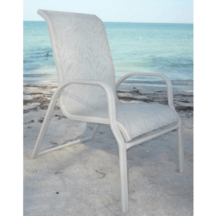 Island Breeze Sling Stacking Patio Dining Chair - Picnic Furniture