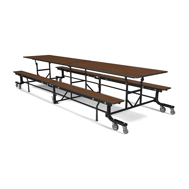 12 Ft. School Folding Cafeteria Table with Nestable Frame - Picnic ...